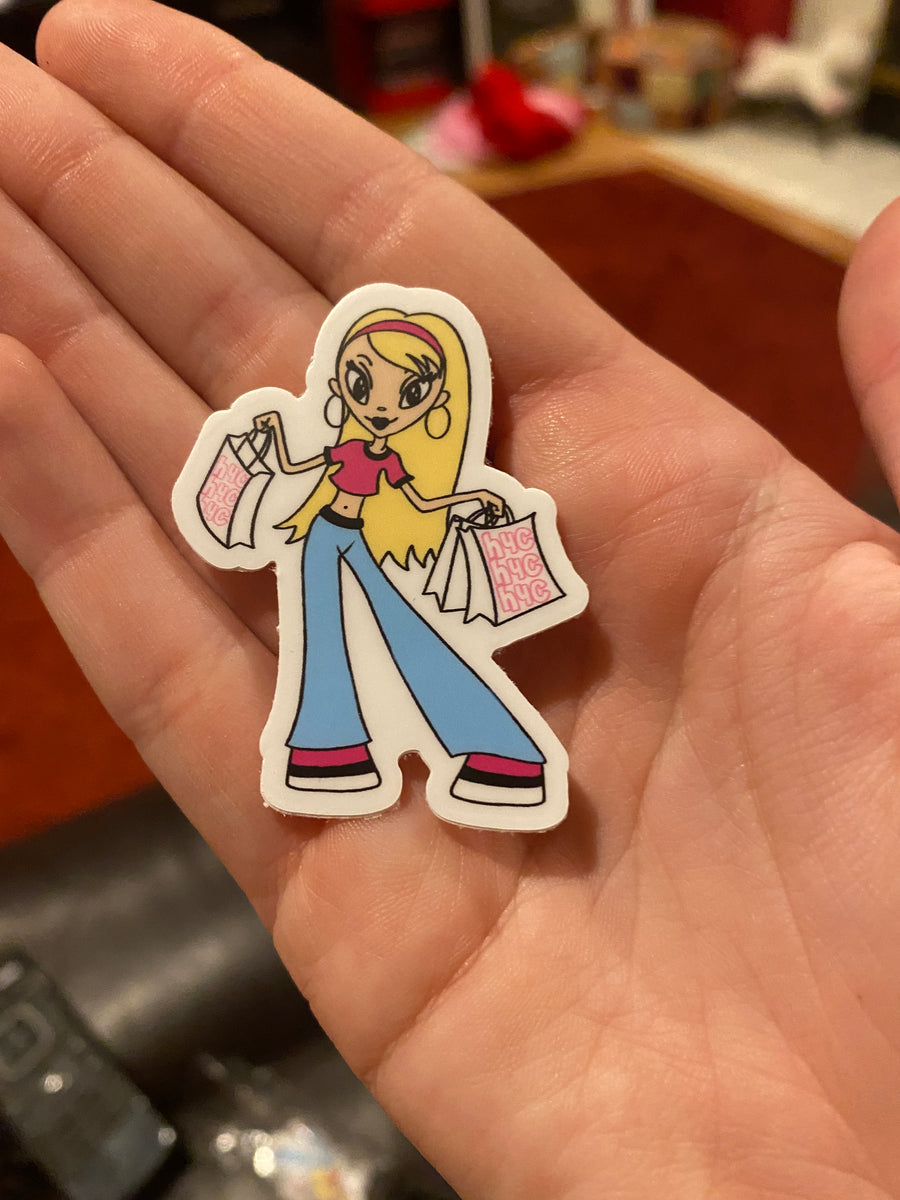 girl logo sticker – Hoes For Clothes